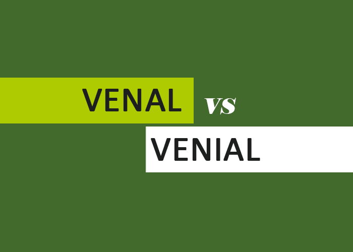 Venal vs. Venial
