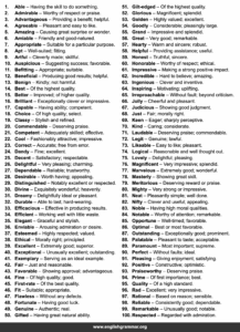 100 Best Synonyms for “Good”