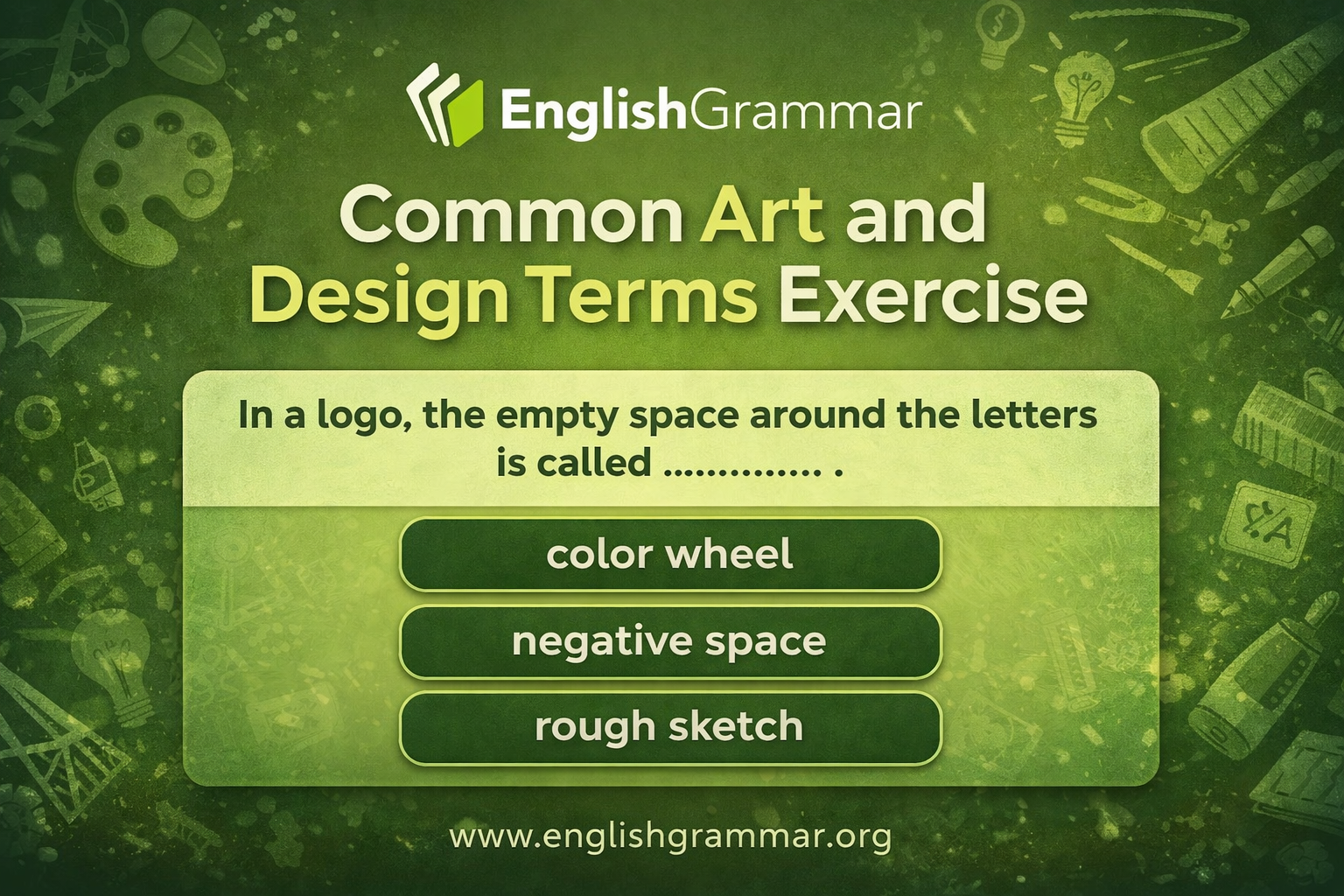 Common Art and Design Terms Exercise