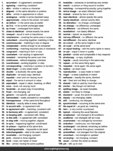 100 Best Synonyms for “Same”