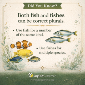 Fish vs. Fishes