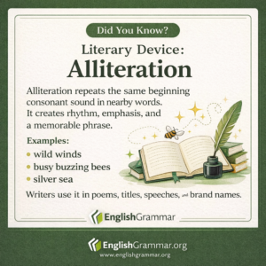 Alliteration: how repeated beginning sounds shape writing