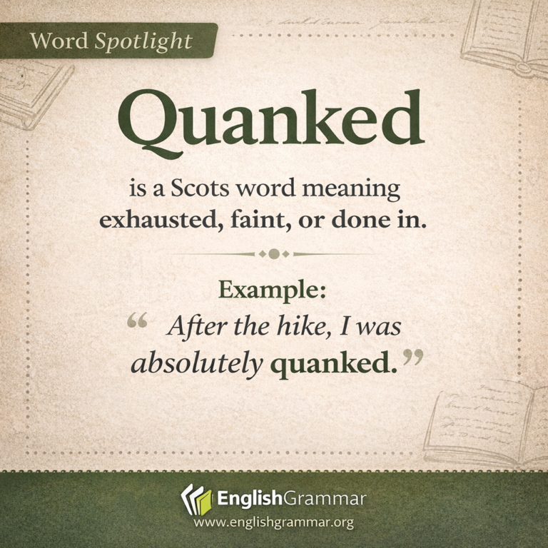 What “quanked” means, and how to use it