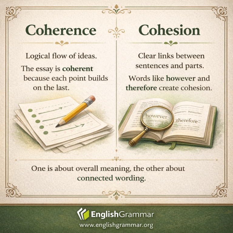 Coherence vs. cohesion: what is the difference?