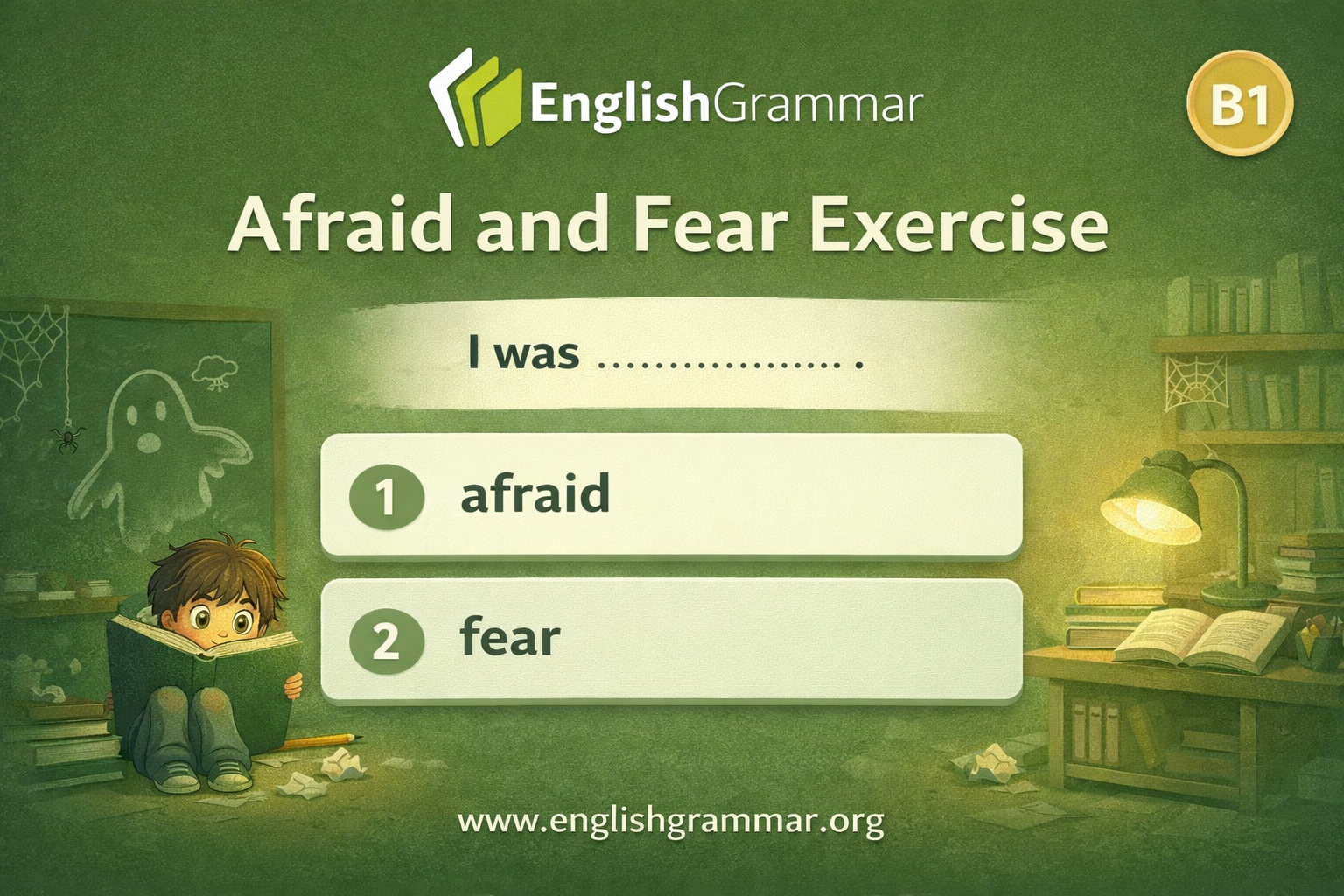 Afraid and Fear Exercise