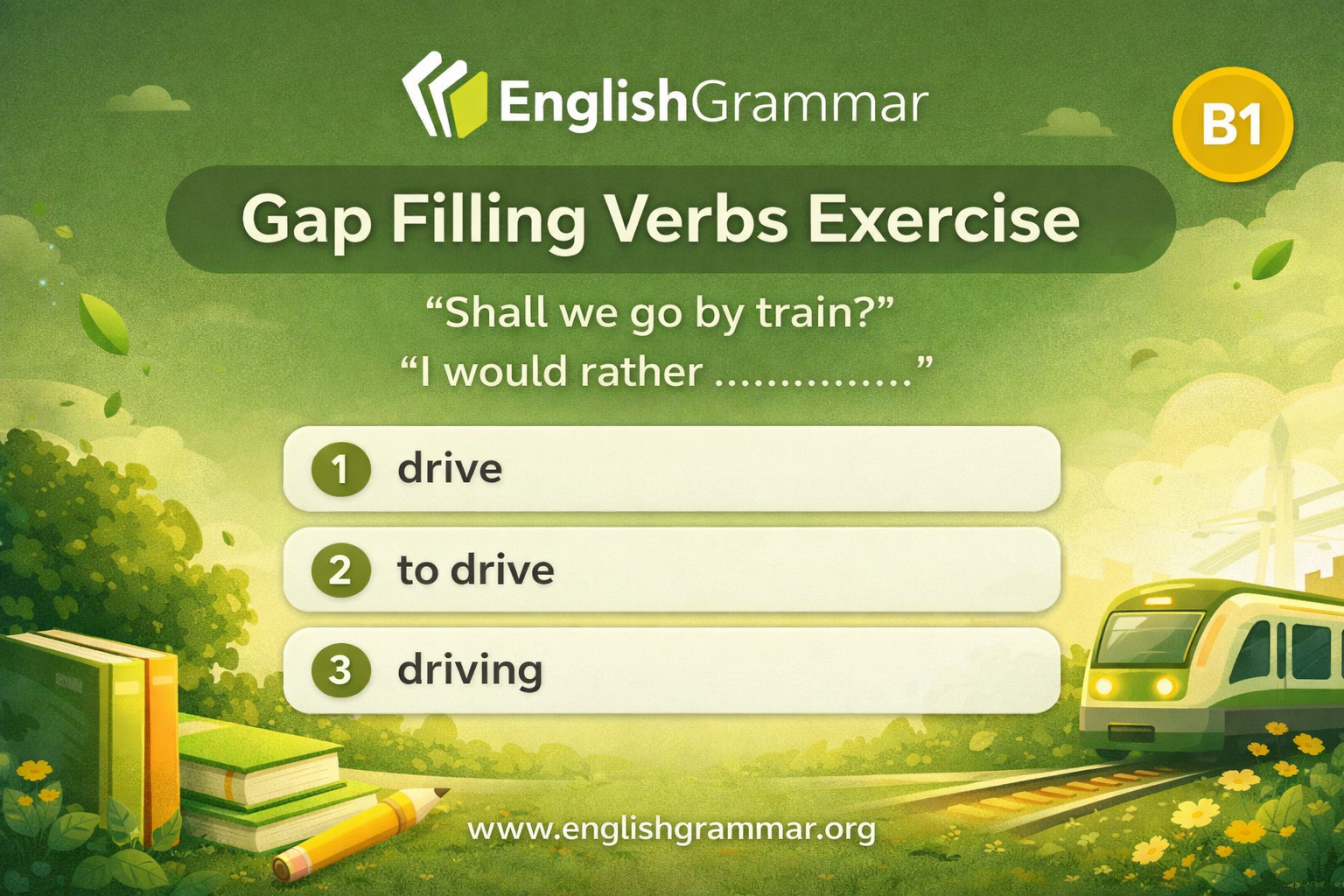 Gap Filling Verbs Exercise